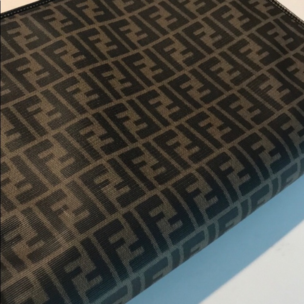 Authentic Vintage Fendi Signature Zip Tote Bag - Gem